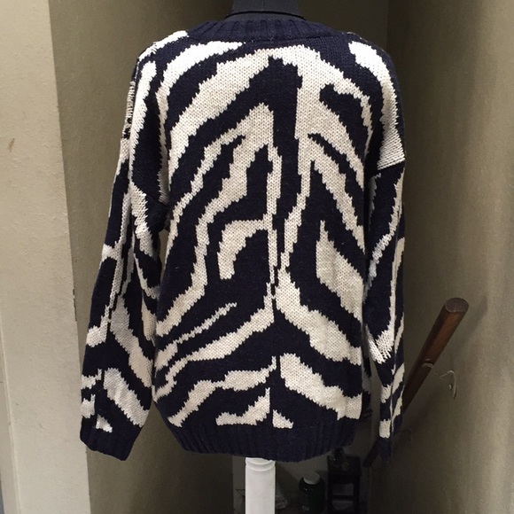 H&M | Sweaters | Zebra Print Sweater | Poshmark